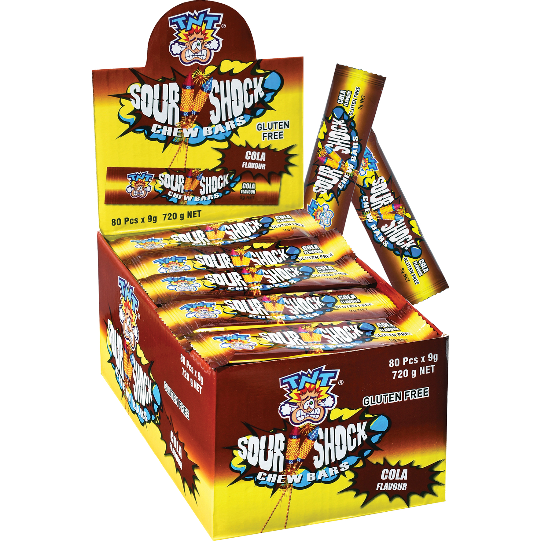 TNT Sour Shock Bar Cola Lollies 4 U
