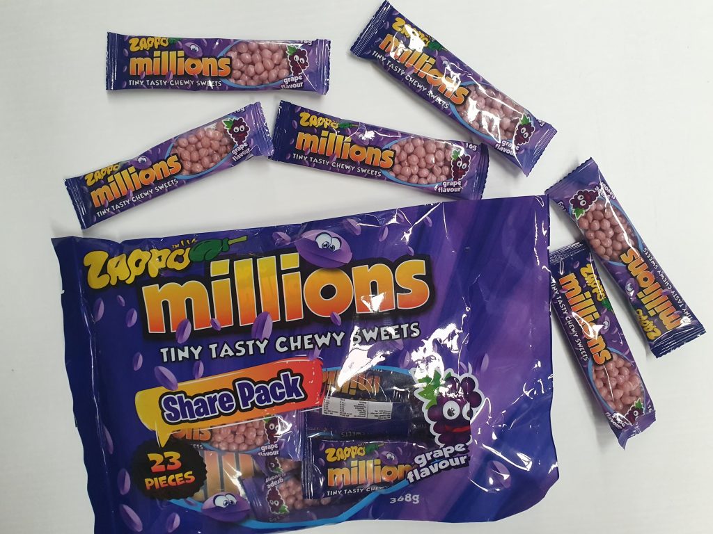 Zappo Millions Share pack Blueberry – Lollies 4 U