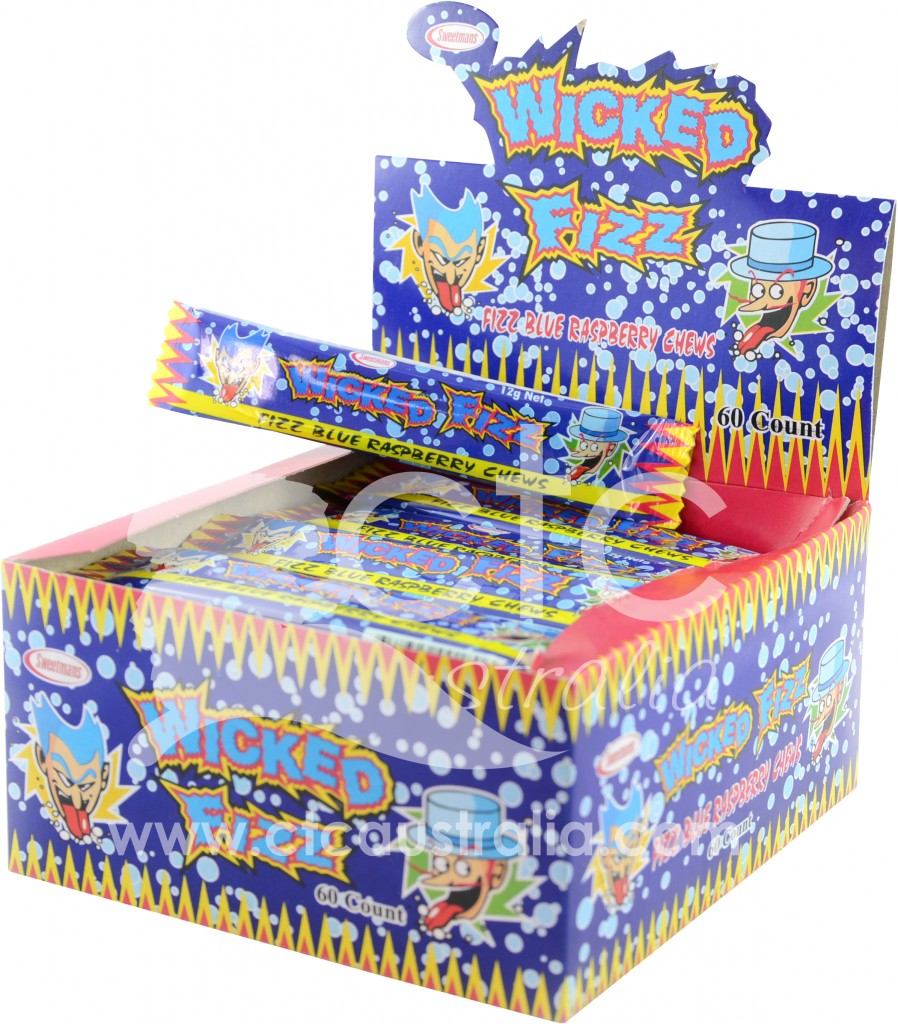 Wicked Fizz Blue Raspberry – Lollies 4 U