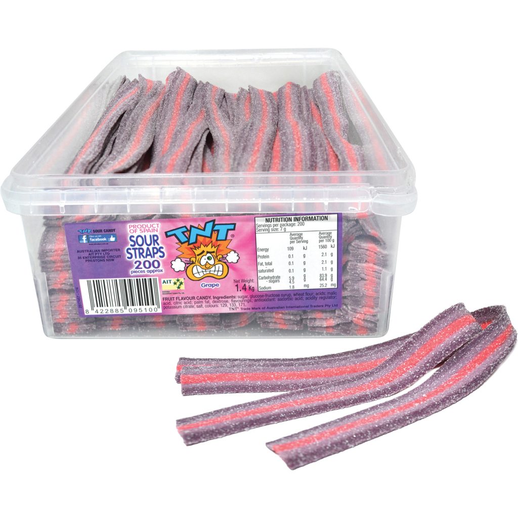 Giant Sour. Blue Raspberry Bar | Lollies 4 U