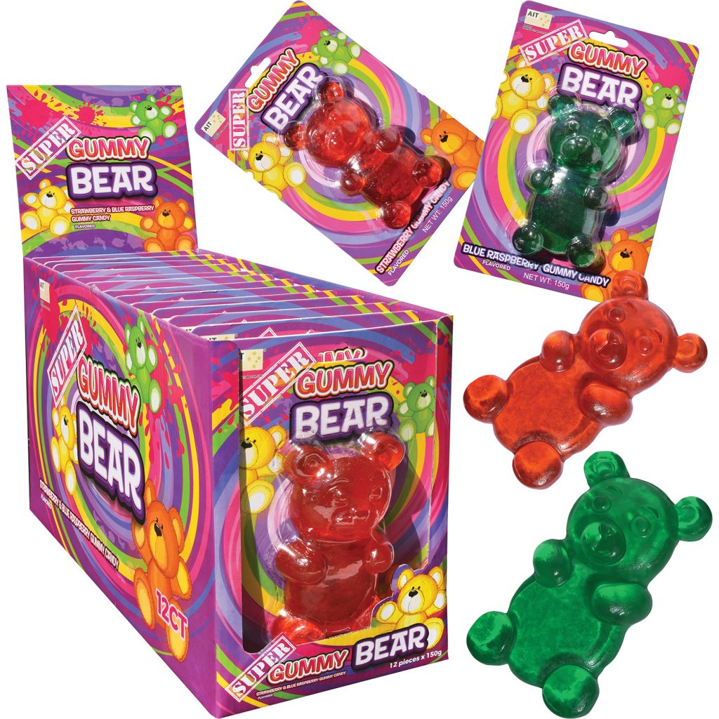 Giant Gummy Bear 150g $5 – Lollies 4 U