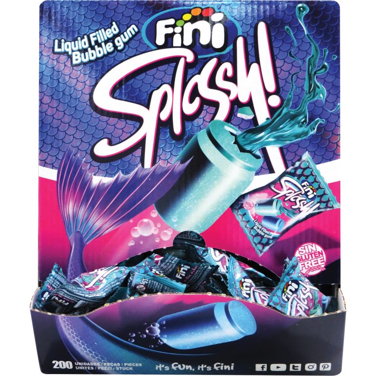 Splash Bubble Gum – Lollies 4 U