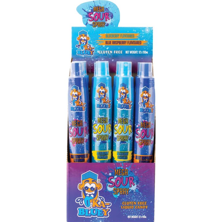Ka-Bluey Mega Sour Spray – Lollies 4 U