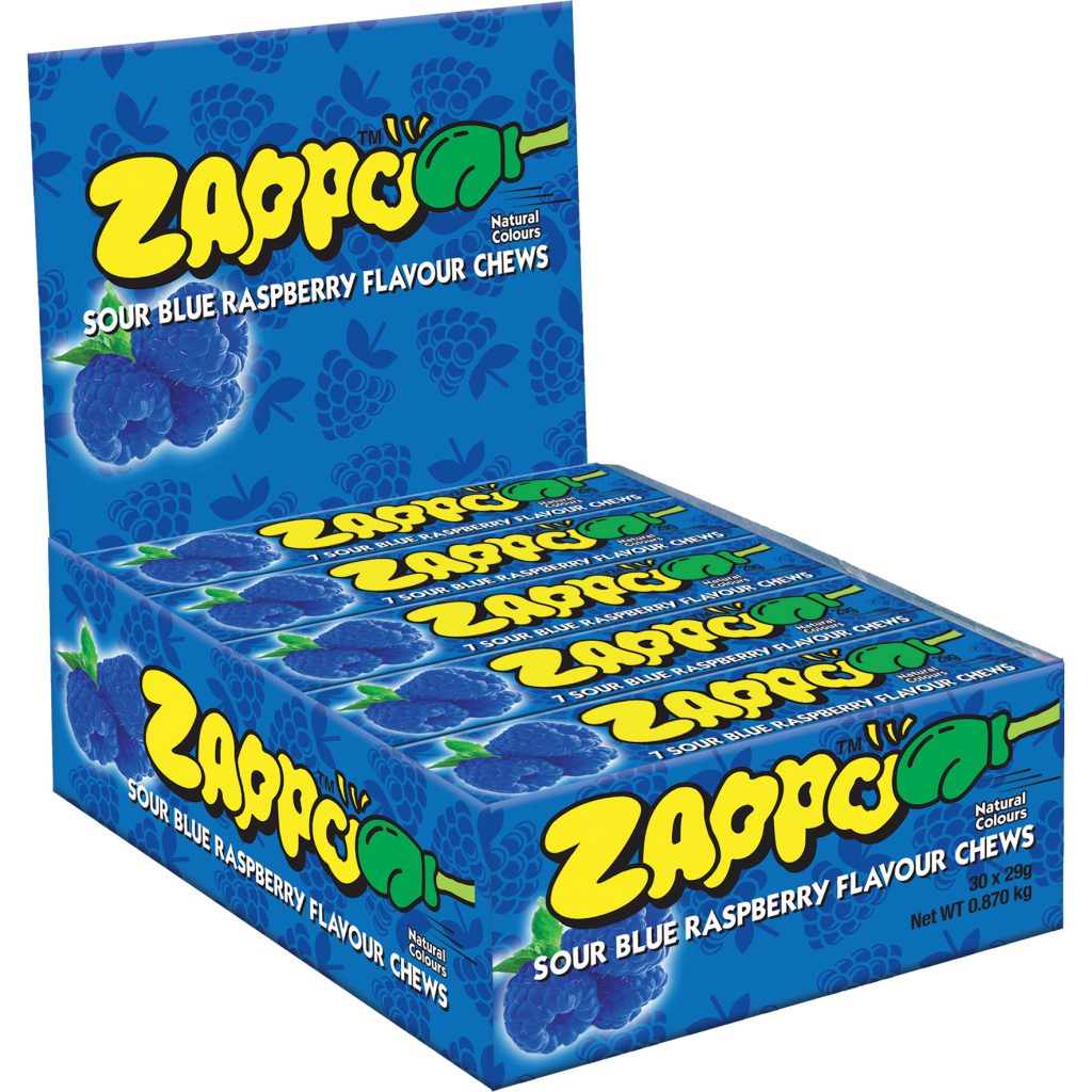 Zappo Blue Raspberry – Lollies 4 U